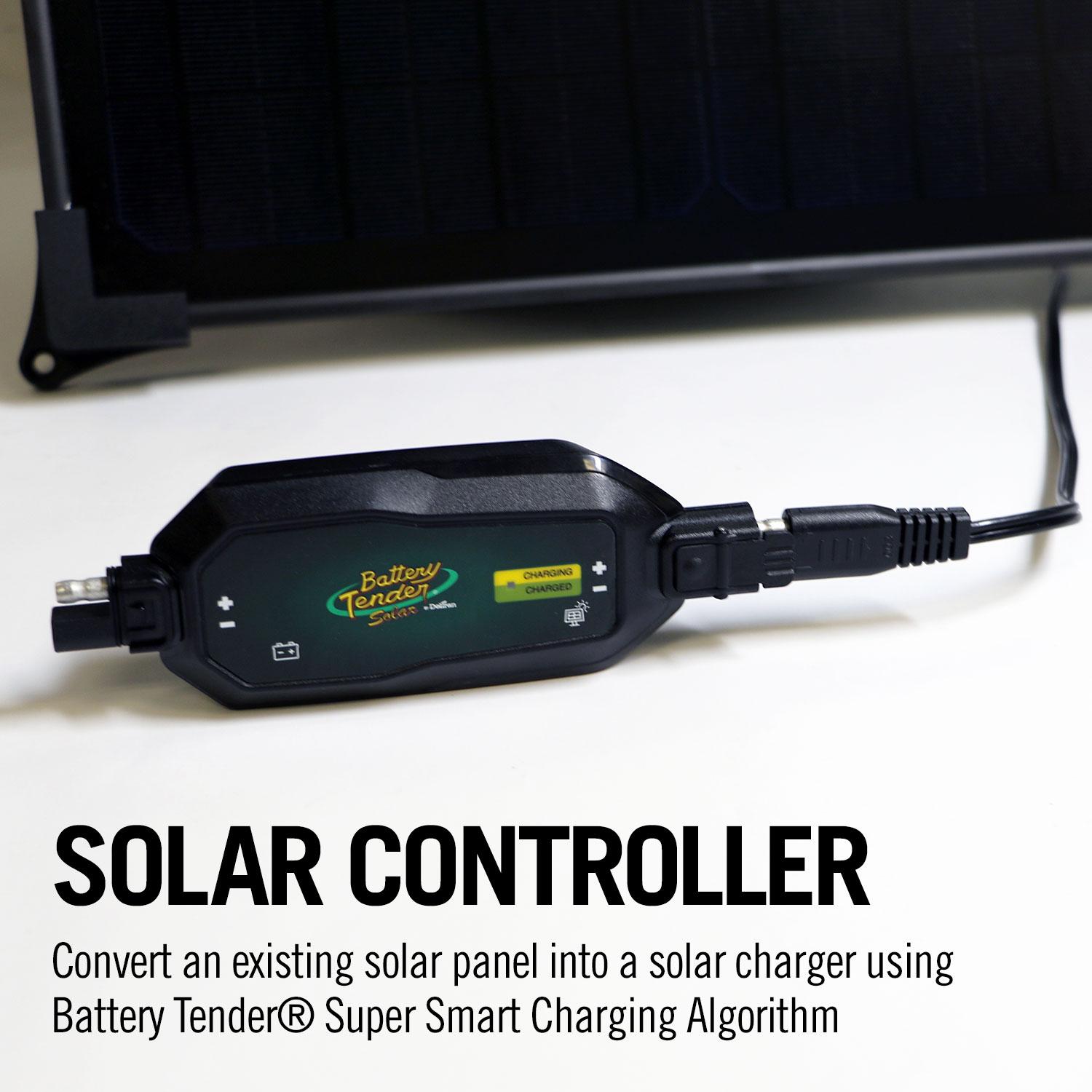 35 Watt Mountable Solar 12V Battery Charger with Solar Controller