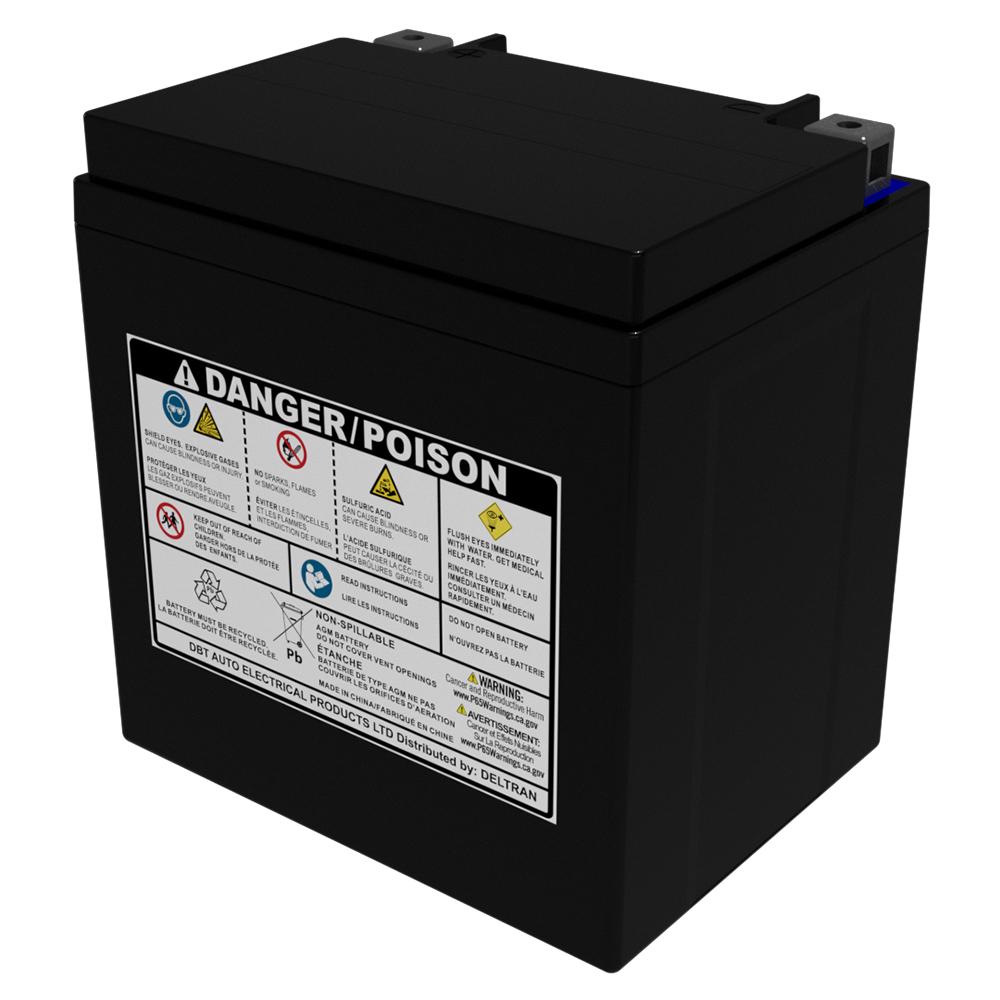 12V, 32Ah, 400CA AGM Engine Start Battery