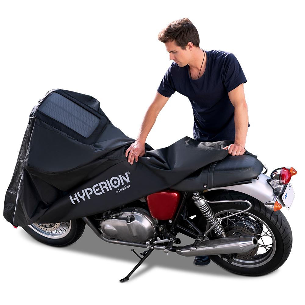 Hyperion® Motorcycle Cover with Solar Charger- XXL